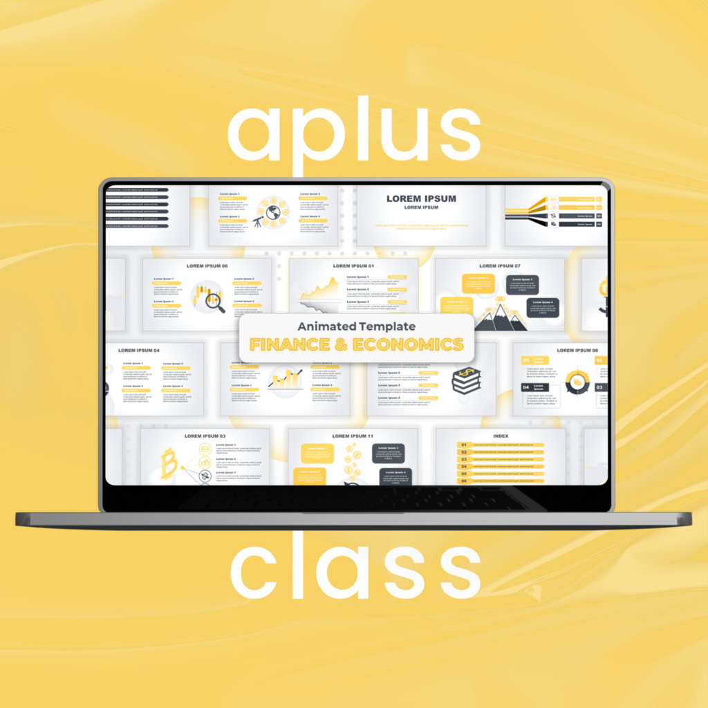 Plantilla PowerPoint Economía - Aplus Class