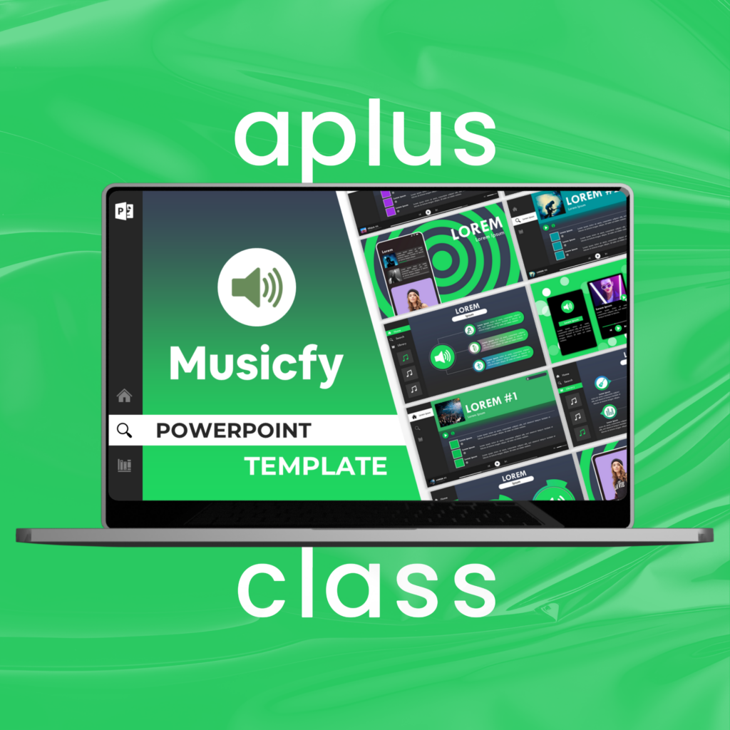 Plantilla PowerPoint Spotify - Aplus Class