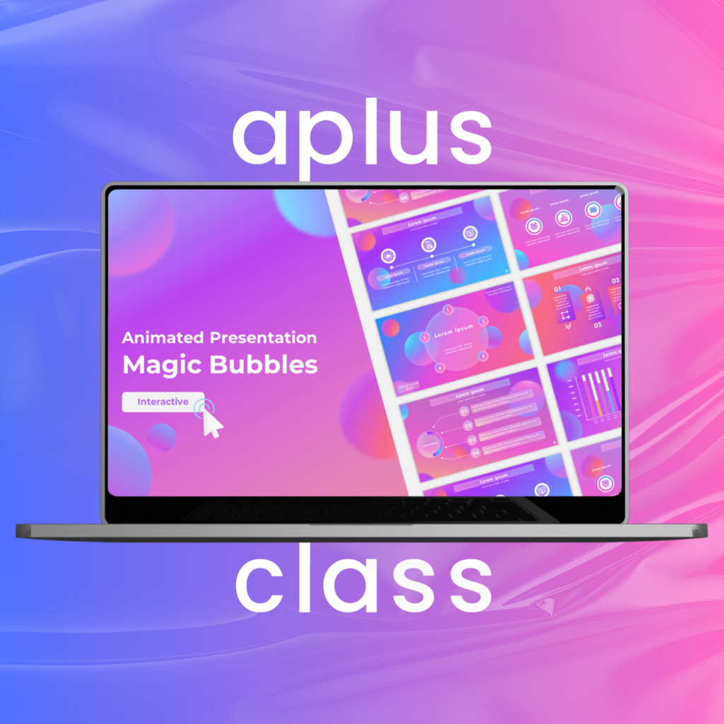 Plantilla PowerPoint Interactiva - Aplus Class