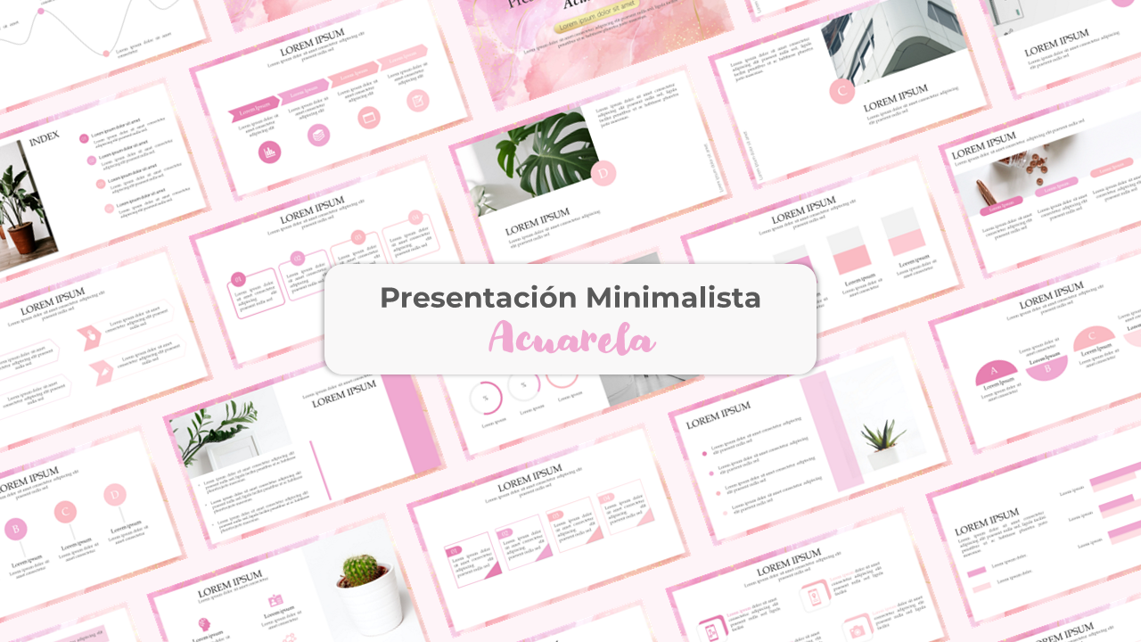Plantilla PowerPoint Acuarela - Aplus Class